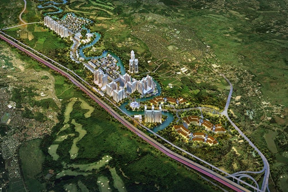 Podomoro Golf View, Apartemen Dekat Stasiun LRT